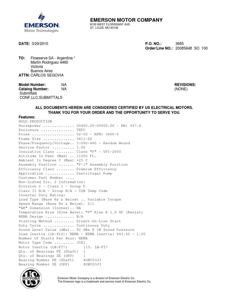 01-Datos y Planos de Motor PDF | PDF | Electric Motor | Hertz
