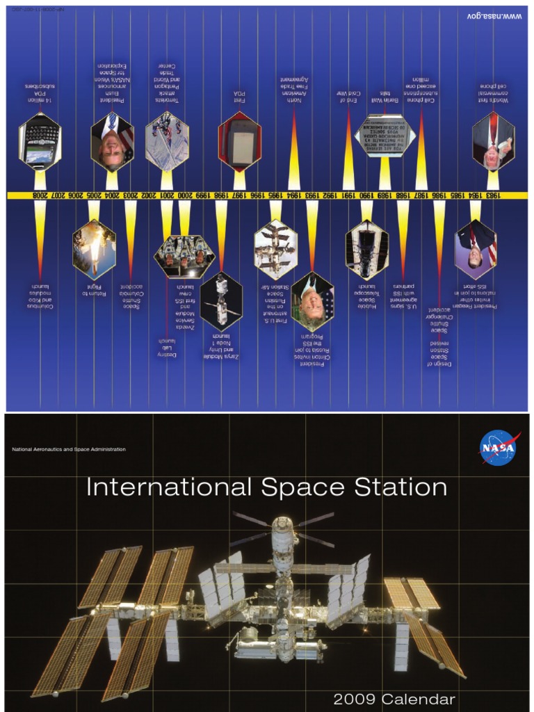 International Space Station: 2009 Calendar | PDF | International Space ...