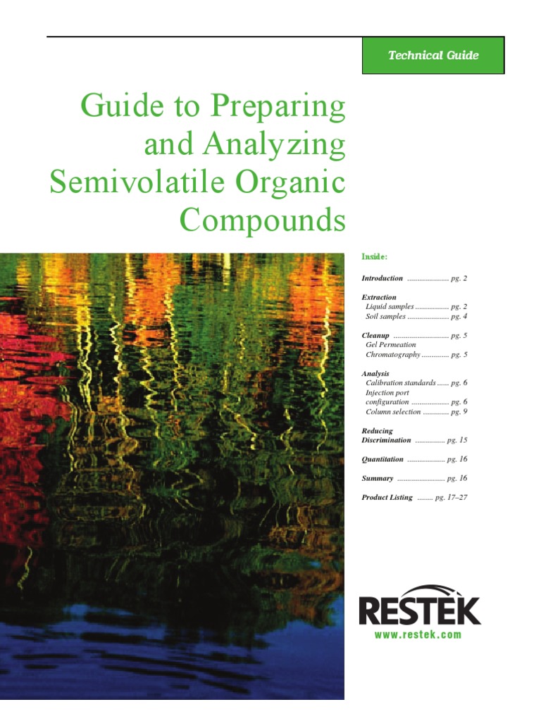 Restek Column | PDF | Gas Chromatography | Gas Chromatography–Mass ...