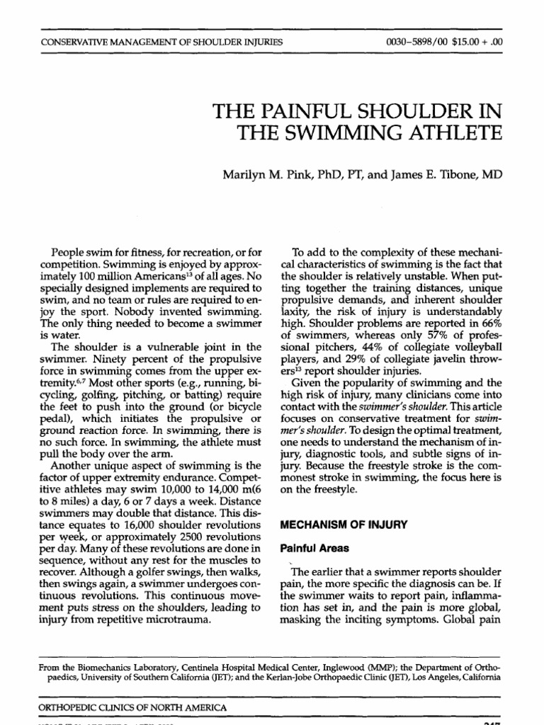 Conservative Shoulder Injury Care | PDF | Shoulder | Anatomical Terms ...