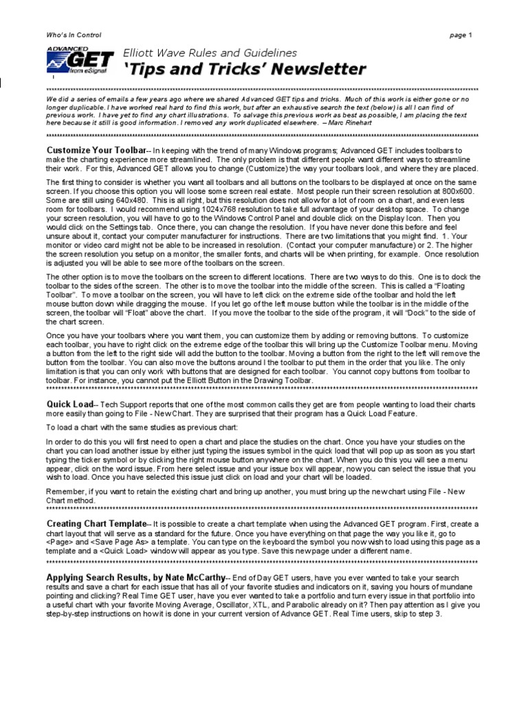 Advanced Get - Tips & Tricks | Download Free PDF | Computer Monitor ...