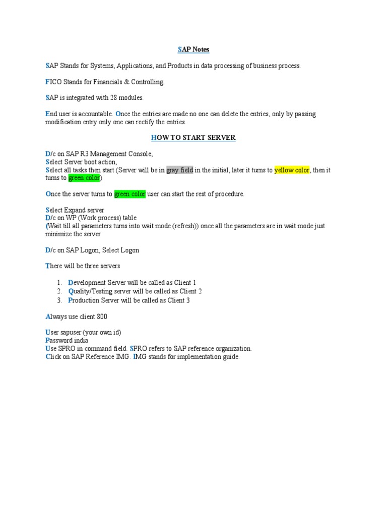 SAP FI Practice Exercises Guide | PDF | Debits And Credits | Financial ...
