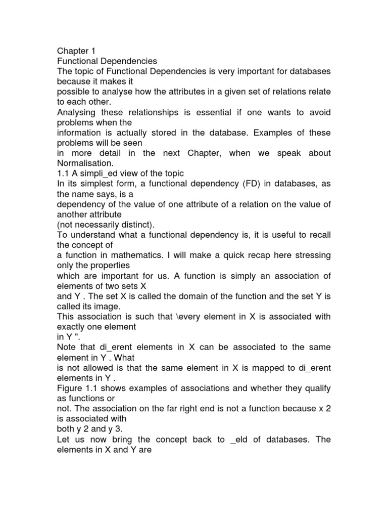 Normalization | PDF | Relational Database | Function (Mathematics) Normalization | PDF | Relational Database | Function (Mathematics)