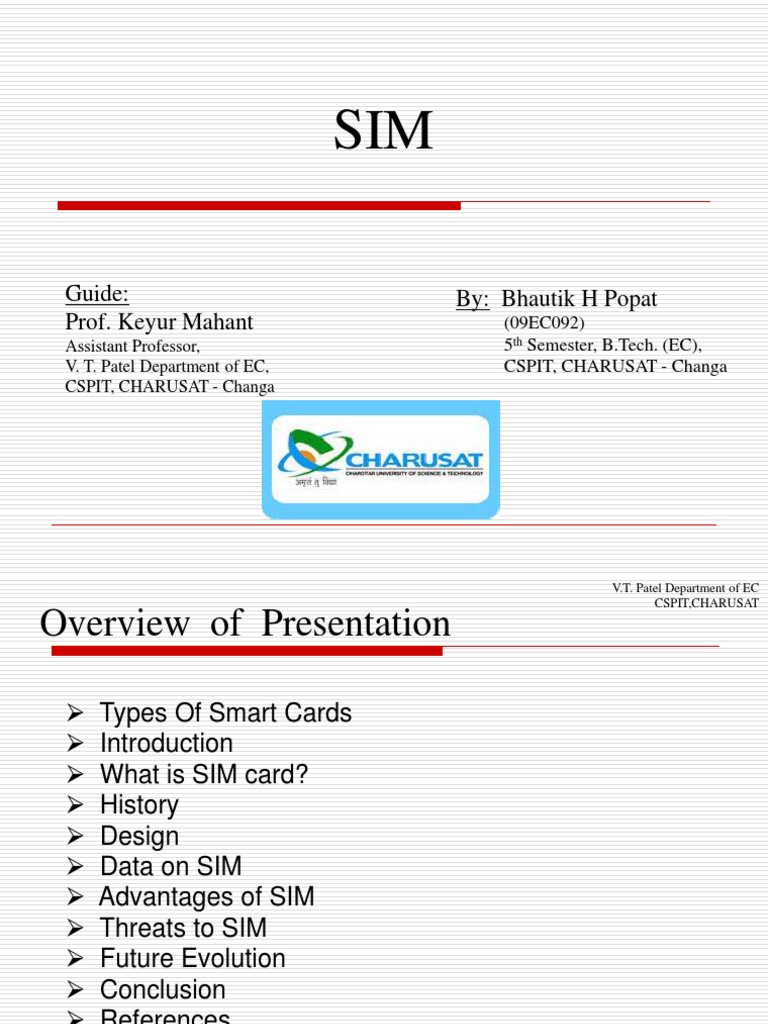 SIM | PDF | Subscriber Identity Module | Computer Hardware