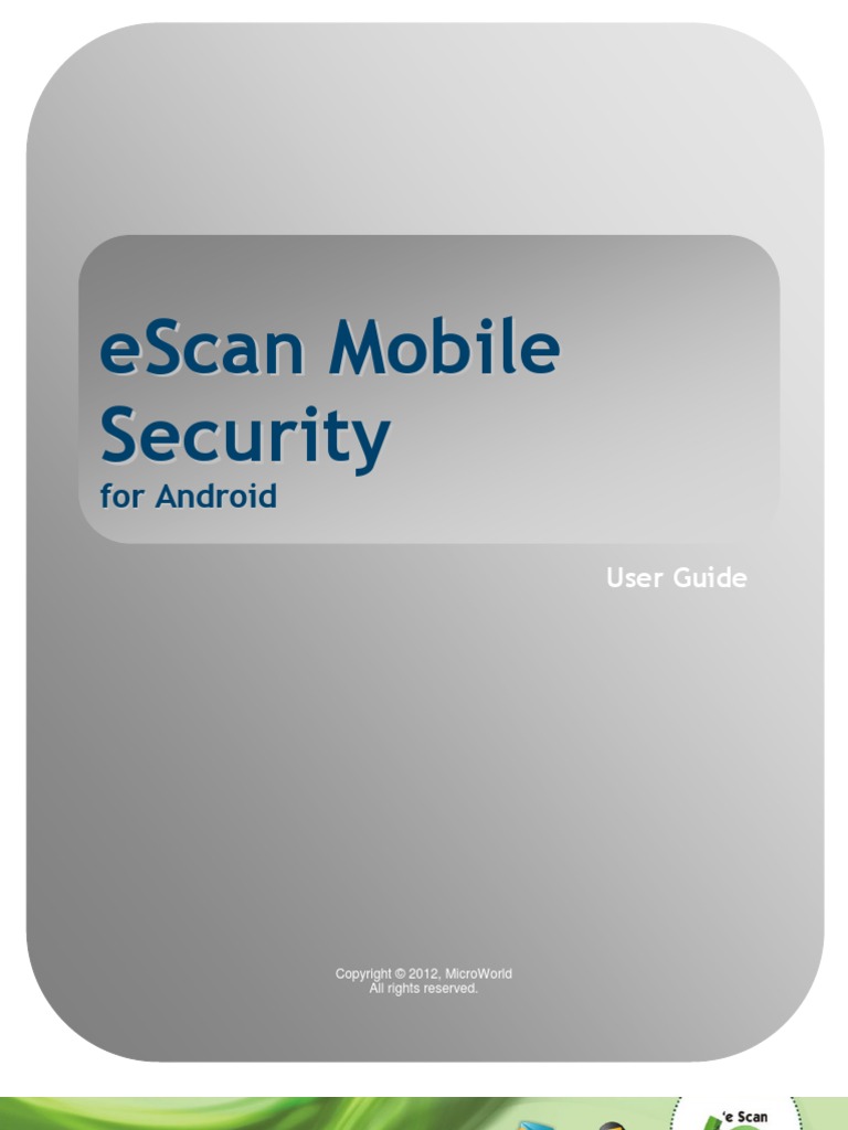 Escan Mobile Security For Android | PDF | Android (Operating System ...