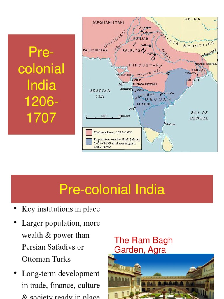 Pre-Colonial India 1206-1707 | PDF | Mughal Empire | Hindu