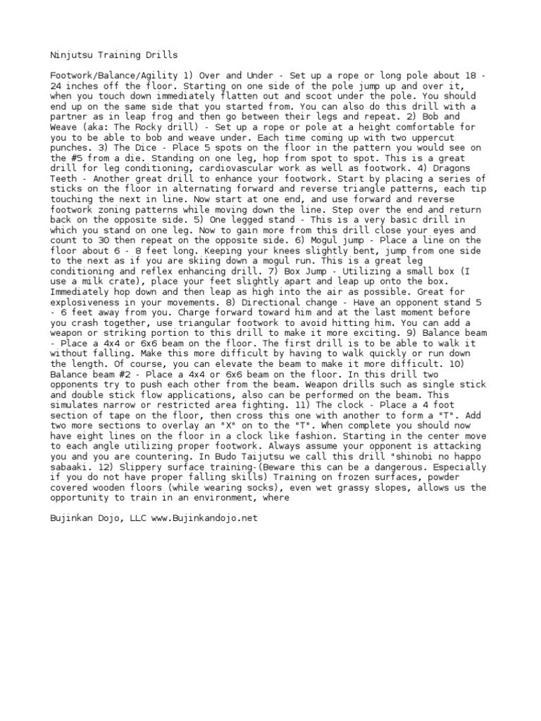 Ninjutsu | PDF