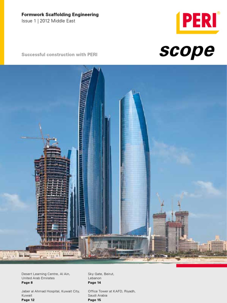 PERI | PDF | Scaffolding | Concrete