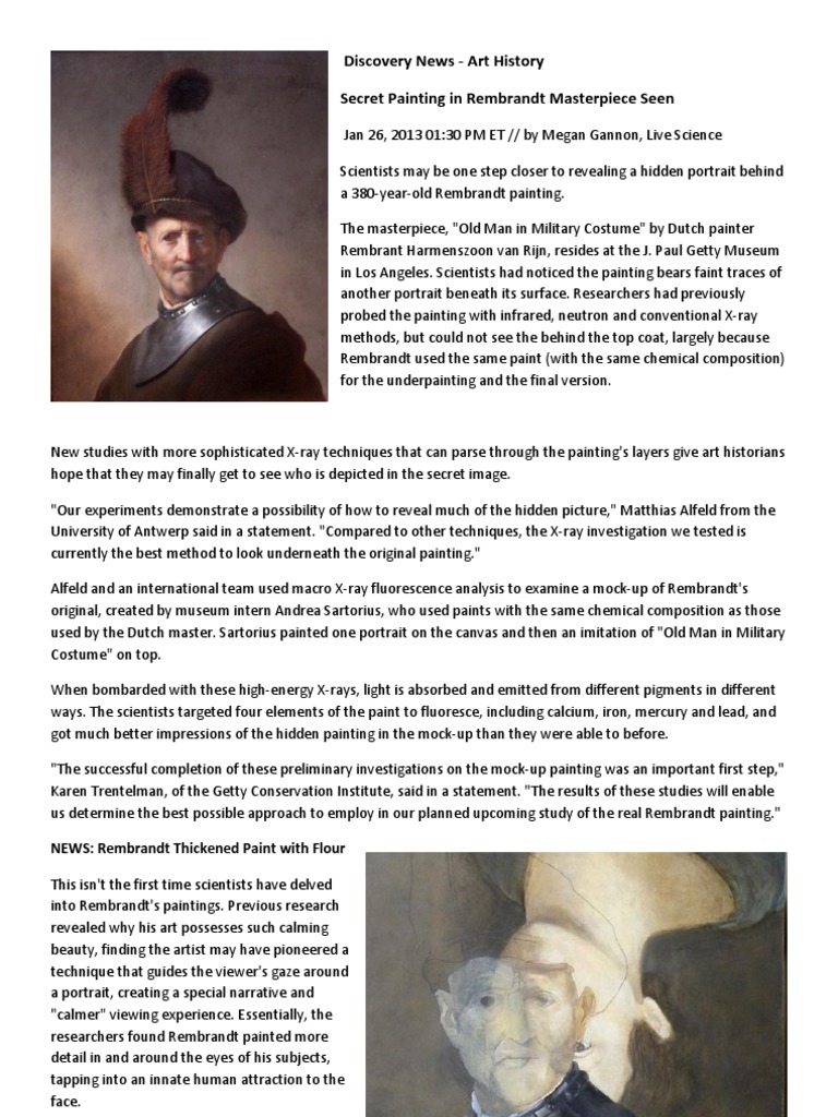 Rembrandt Painting | PDF | Rembrandt | Paintings