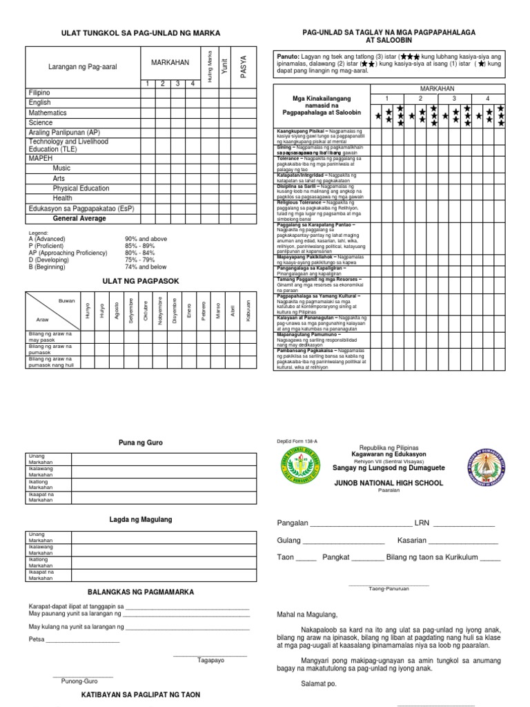 Form 138 K 12 | PDF
