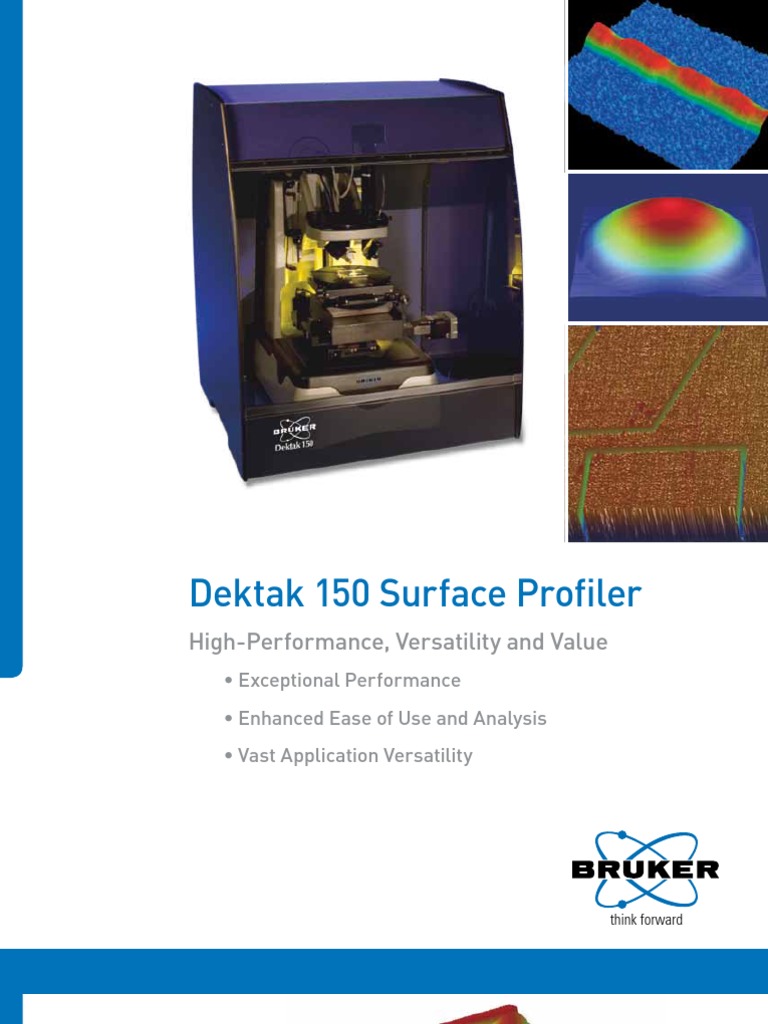 Dektak 150 Brochure | PDF | Wafer (Electronics) | Image Scanner