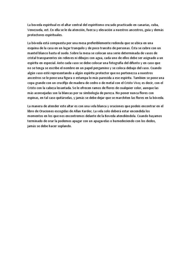 La Boveda Espiritual | PDF