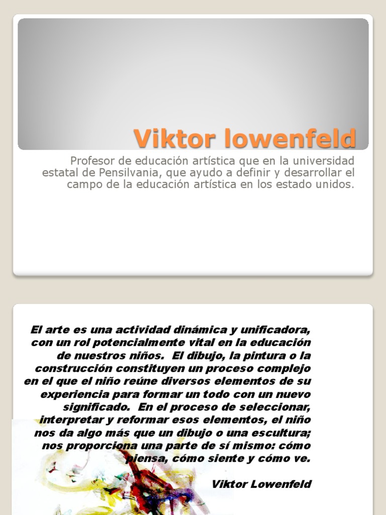 Viktor Lowenfeld, Etapas Del Dibujo | Descargar gratis PDF | Dibujo ...