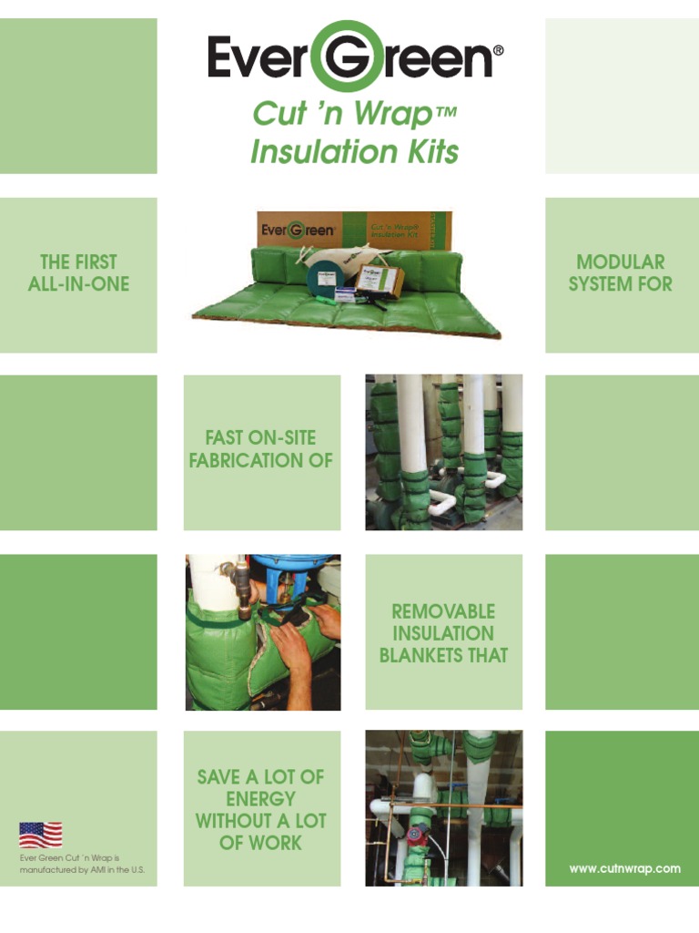 EverGreen Cut 'N Wrap Insulation Kit | PDF | Valve | Efficient Energy Use
