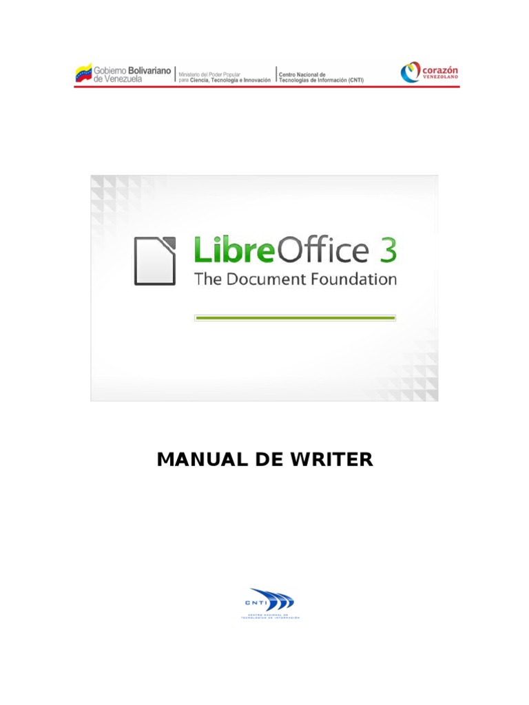 Manual LibreOffice Writer | PDF