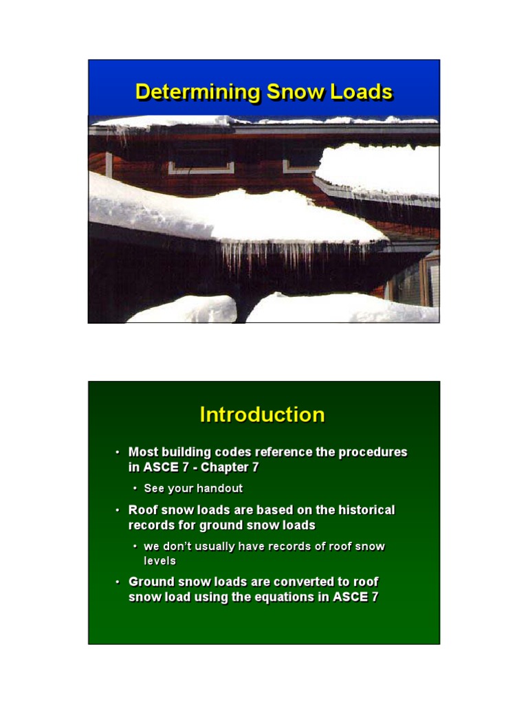 Snow Load Basics | PDF | Snow | Roof