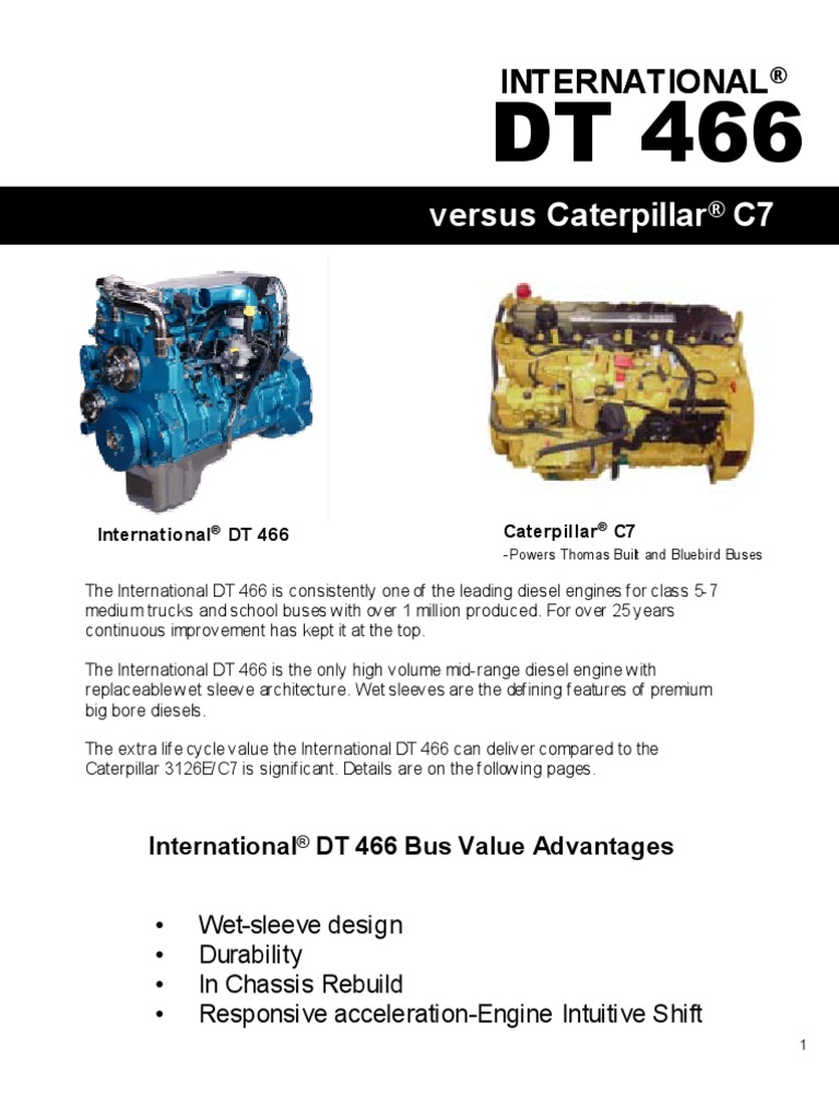 DT466 | Download Free PDF | Cylinder (Engine) | Diesel Engine