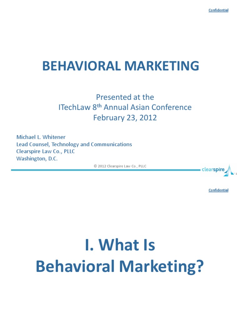 Understanding Behavioral Marketing | PDF | Http Cookie | Federal Trade ...