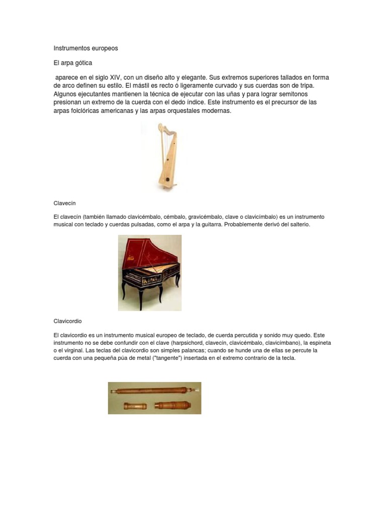 Instrumentos Musicales del Mundo | PDF | Clave | Instrumentos musicales