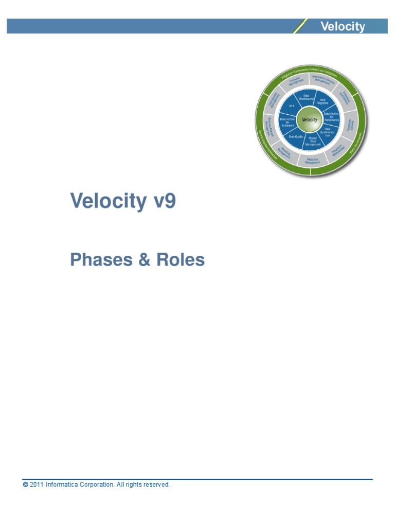 Informatica Velocity | PDF | Project Management | Goal