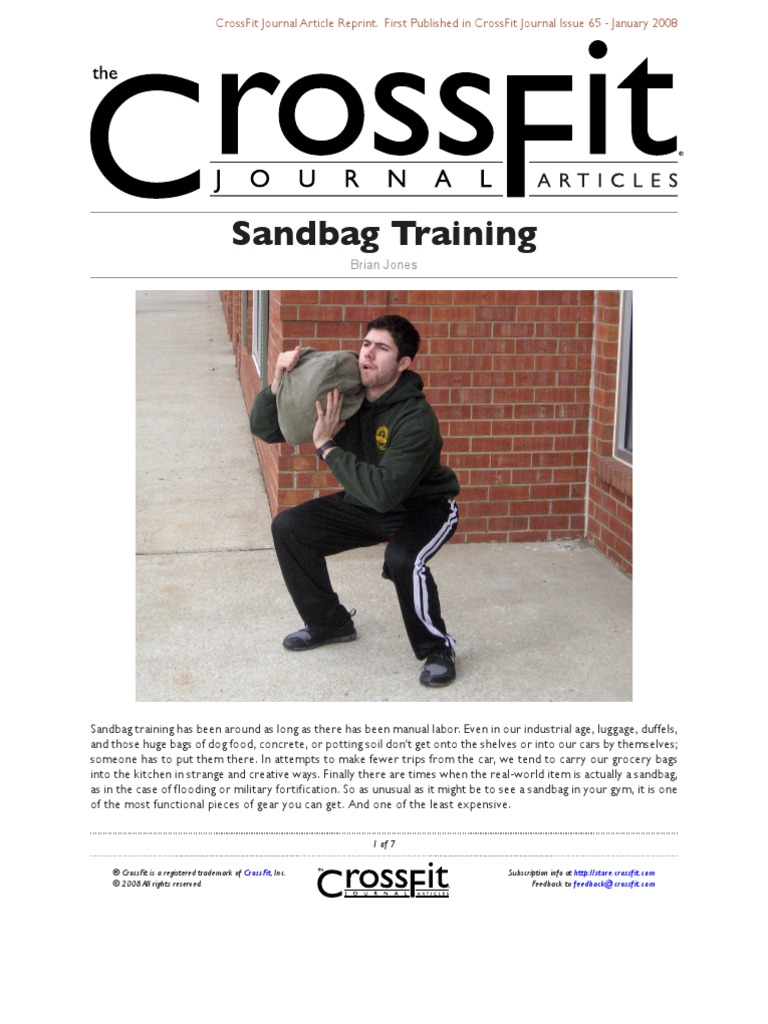 Sandbag Training Part 1 | PDF