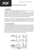 Water Tank Design (Aci 318-05 & 350-01) | PDF | Horticulture And ...