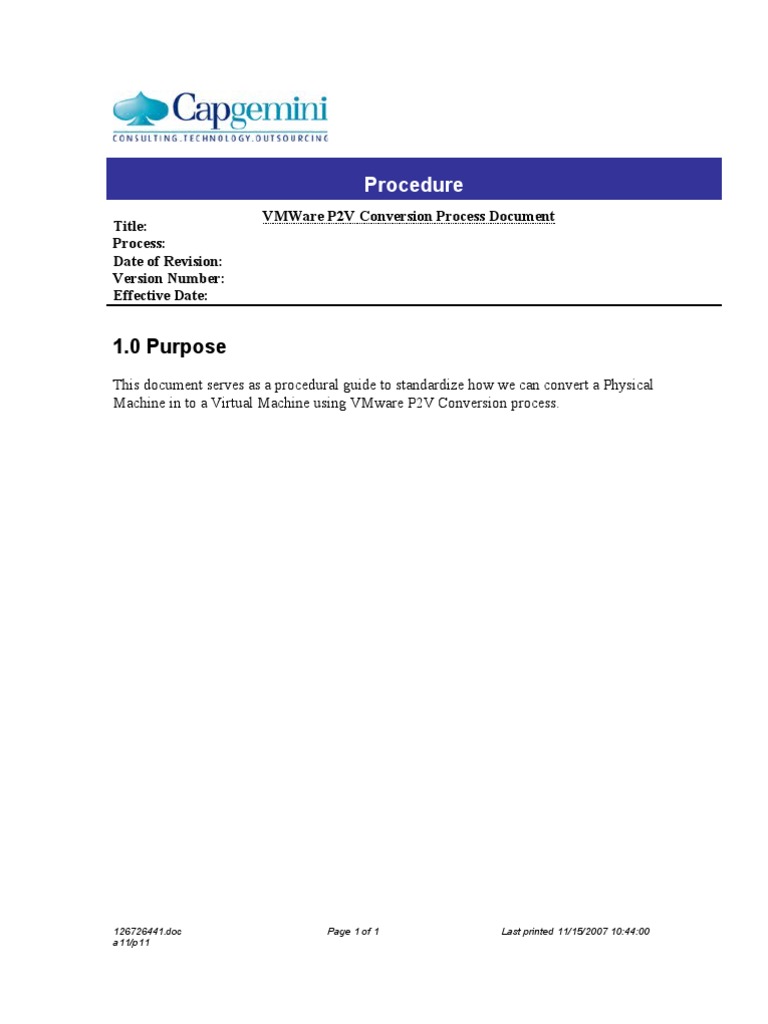 VMware P2V Process | PDF | Virtual Machine | Booting