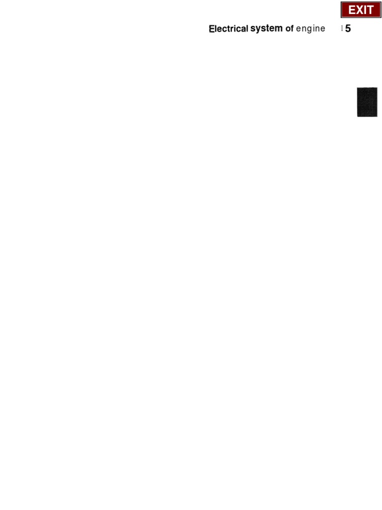 Electrical System of Engine | PDF | Ignition System | Voltage