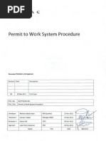 Permit To Work Procedure | PDF | Occupational Safety And Health | Risk ...