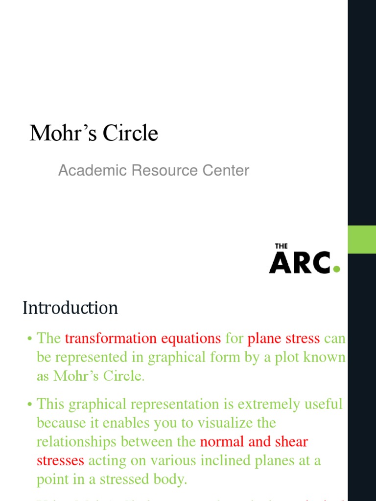 Mohrs Circle | PDF | Differential Geometry | Stress (Mechanics)