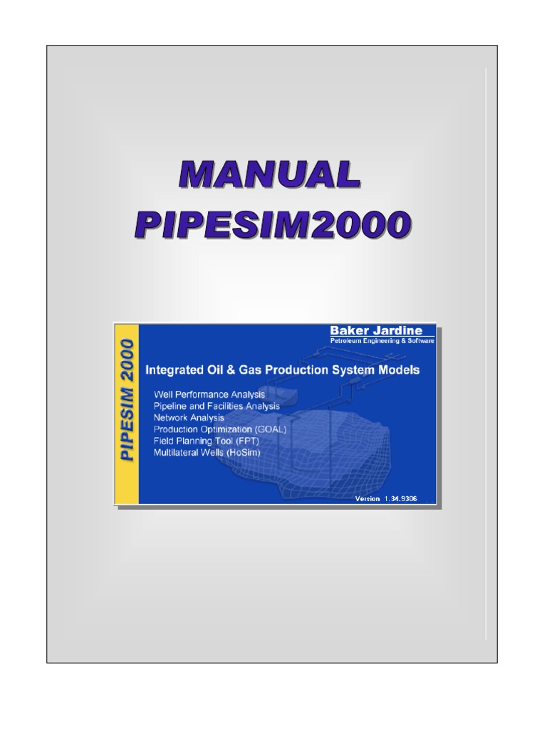 Manual PIPESIM para Ingenieros | PDF | Gases | Ingeniería mecánica