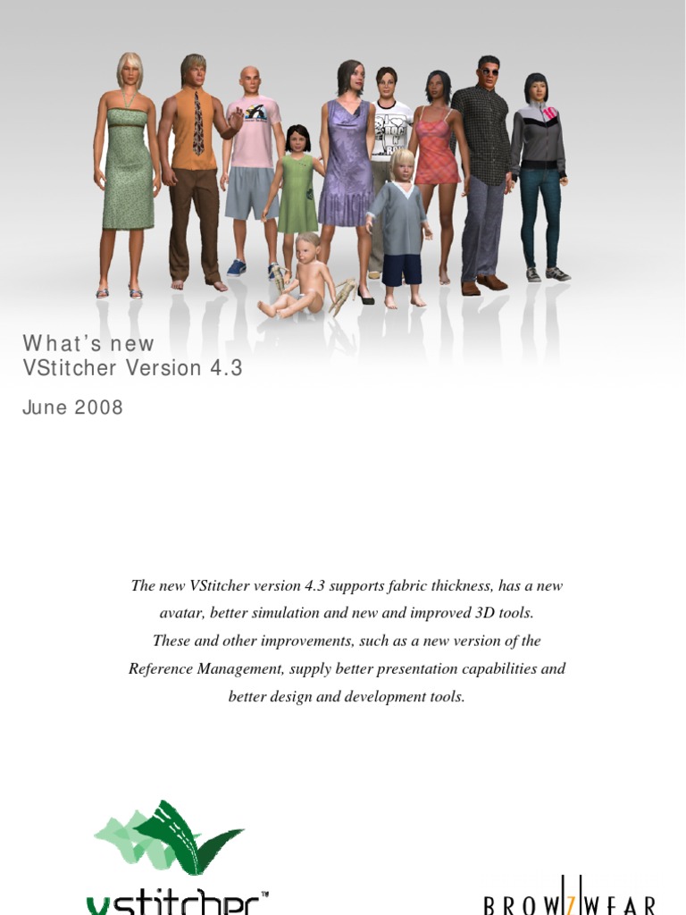 What'S New: Vstitcher Version 4.3 | PDF | Seam (Sewing) | Adobe Illustrator