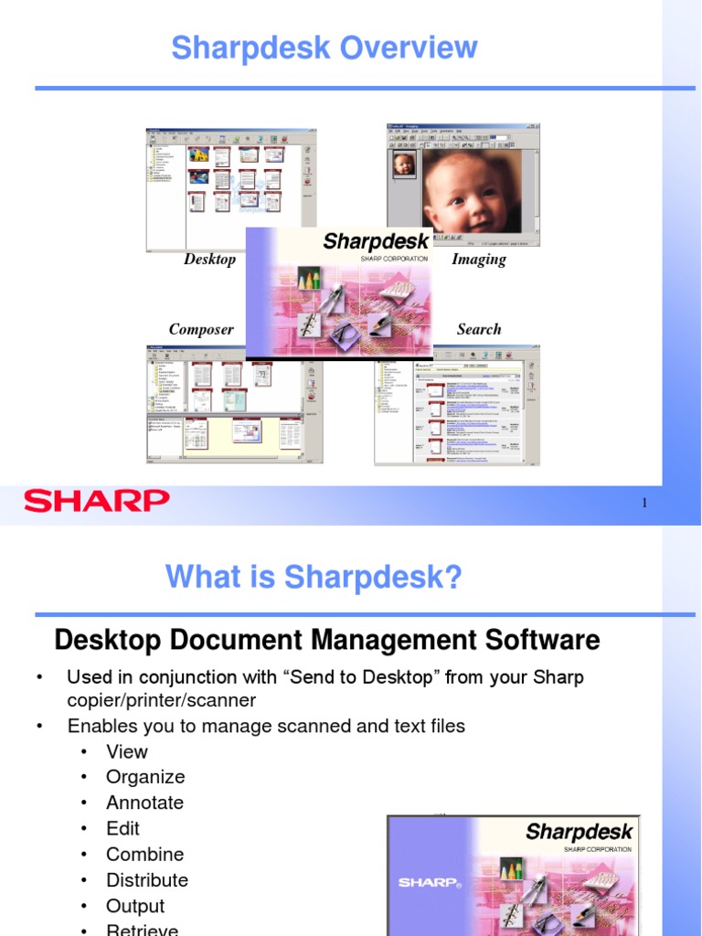 An Overview of the Features and Capabilities of Sharpdesk Desktop ...