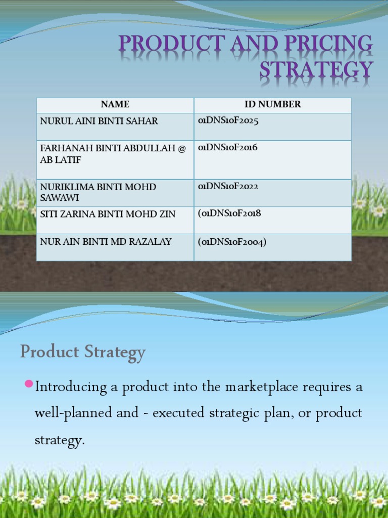 Product & Pricing Strategy | PDF | Product (Business) | Marketing