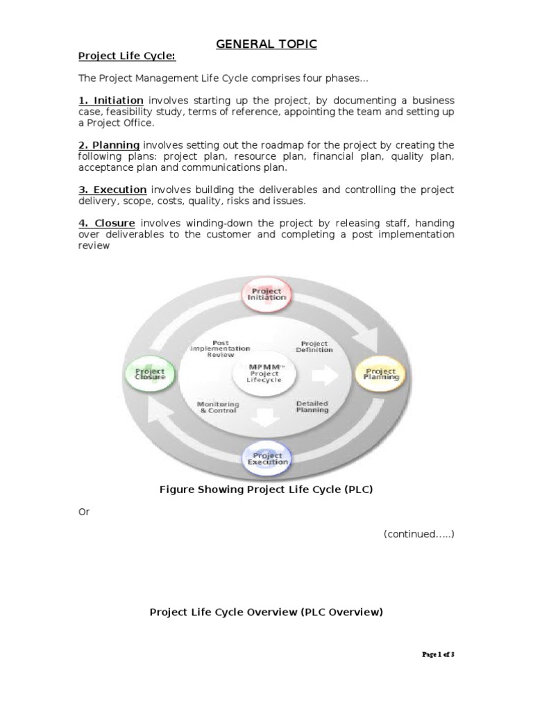 Project Life Cycle | PDF | Project Management | Product Development