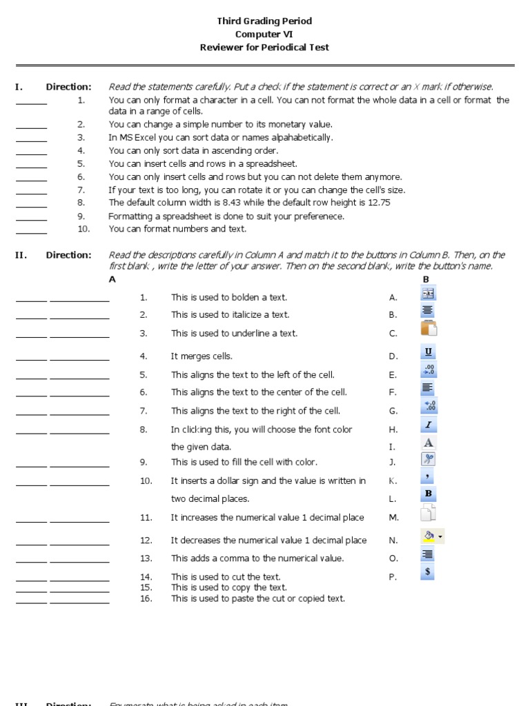 Excel Formatting and Data Management Guide | PDF | Microsoft Excel ...