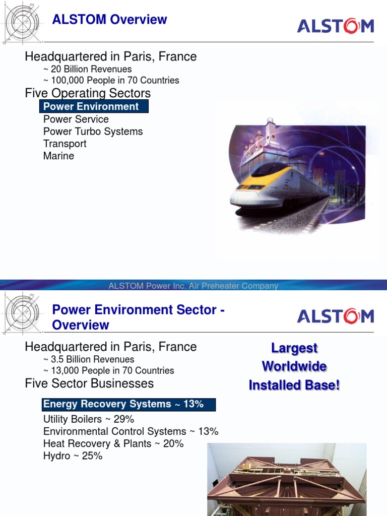 ALSTOM Overview: Headquartered in Paris, France | PDF | Industries ...