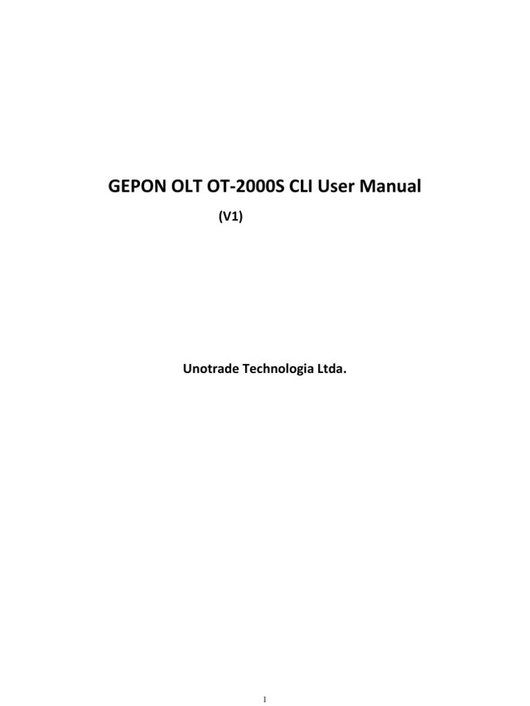 Overtek OT-2000S CLI User Manual PDF | PDF | Command Line Interface | Port (Computer Networking)
