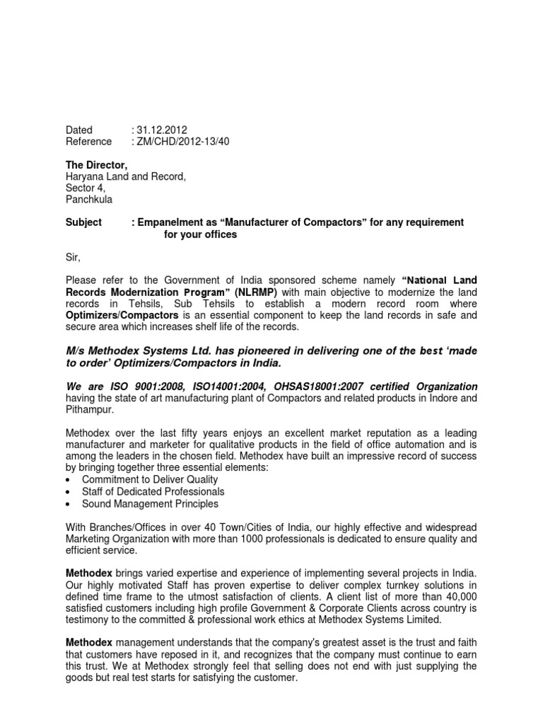 M/s Methodex Systems Ltd. Has Pioneered in Delivering One of The Best ...