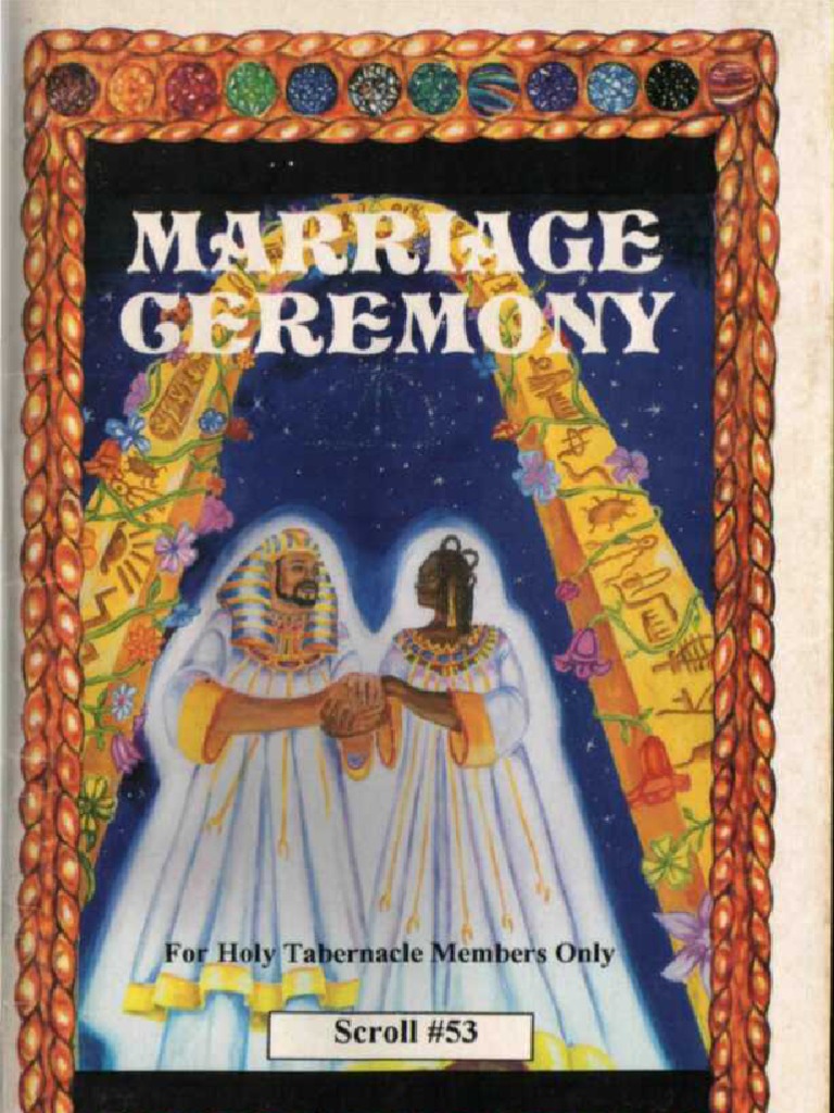 The Marrage Ceremony Dr Malachi Z York Pdf