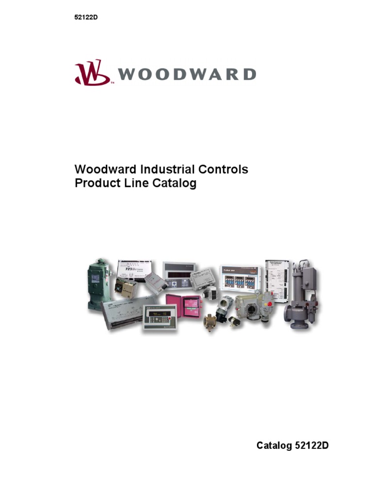 Woodward Industrial Controls Product Line Catalog | PDF | Valve | Engines