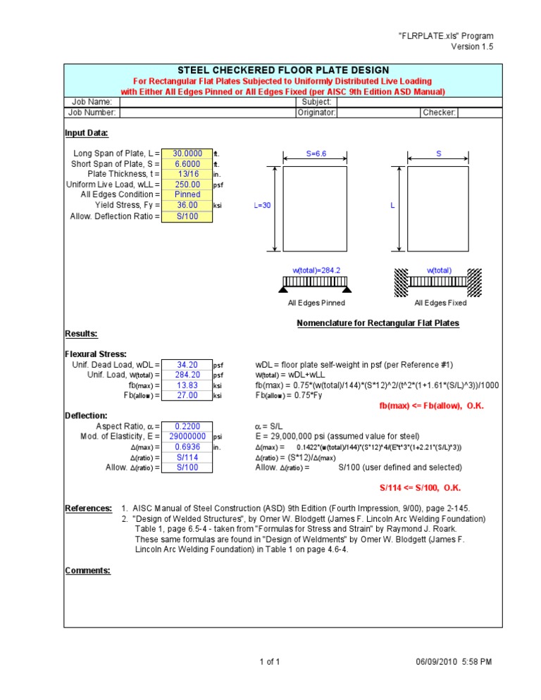 Chequer Plate Design | PDF | Classical Mechanics | Applied And ...