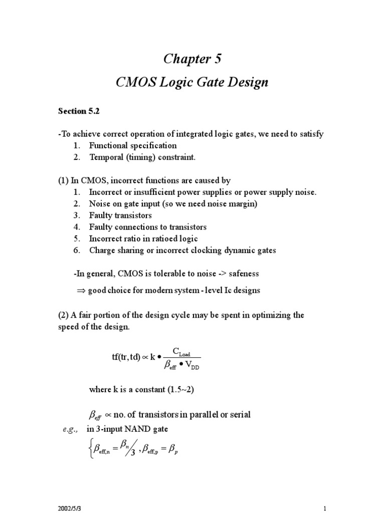 Zipper Cmos Logic Circuit | PDF | Cmos | Logic Gate