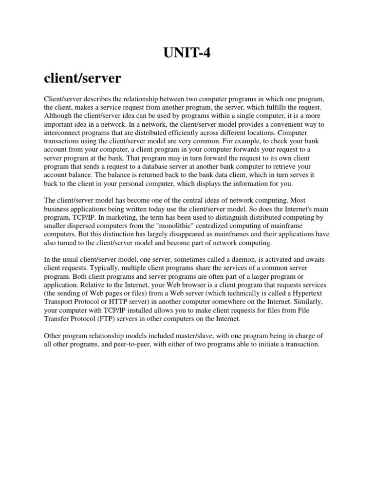 Fundamental Information Technology Notes | PDF | Instant Messaging ...