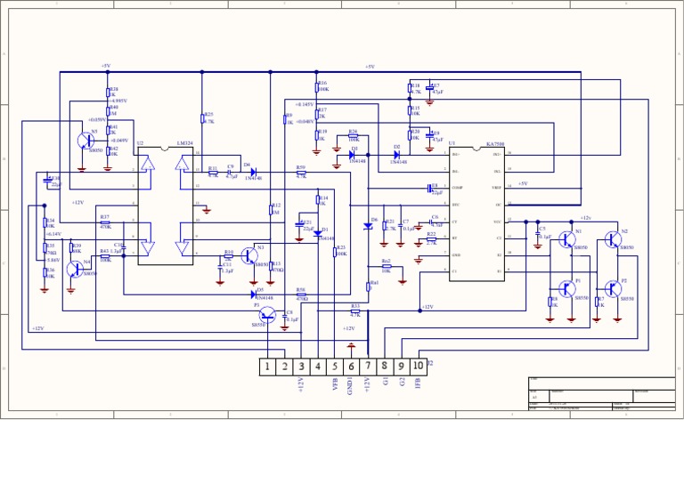 KA7500 Circuit Diagram and Datasheet | PDF