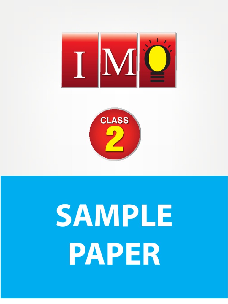 Class 2 Imo 4 Years Sample Paper PDF | Download Free PDF | Teaching ...
