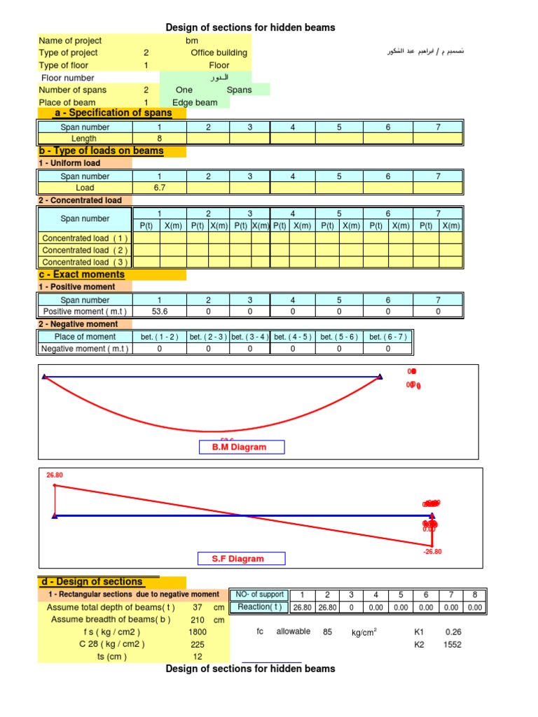 Hidden Beam | PDF | Beam (Structure) | Continuum Mechanics