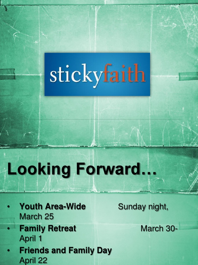 Understanding Sticky Faith for Parents | PDF | Wellness