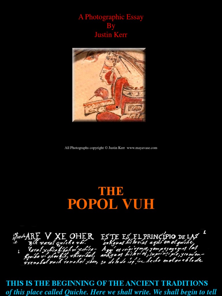 The Popol Vuh | PDF | Maya Peoples | Deities