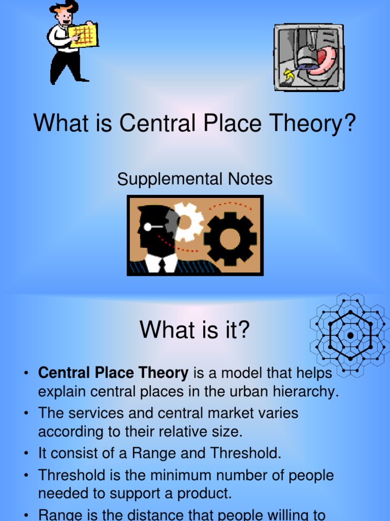 Central Place Theory | PDF | Market (Economics) | Economies